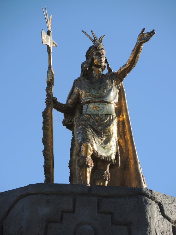 Inca in Cusco, Peru. stock photo. Image of cuzco, america - 77151964