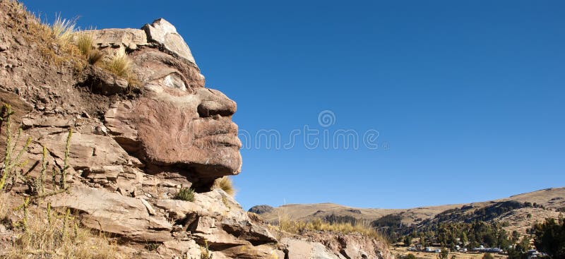 Inca Face Panorama stock photo. Image of civilization - 38732660