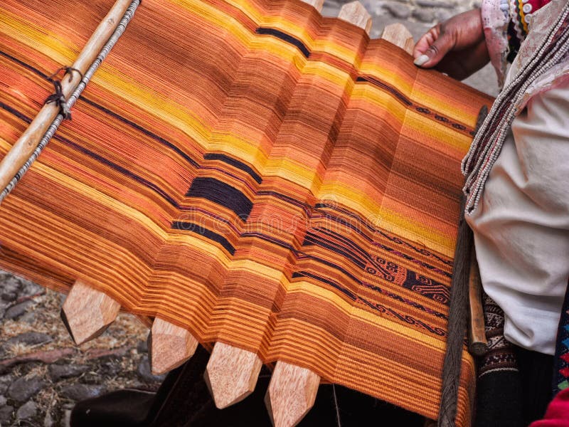 Inca handmade textile stock image. Image of cusco, area - 73017545