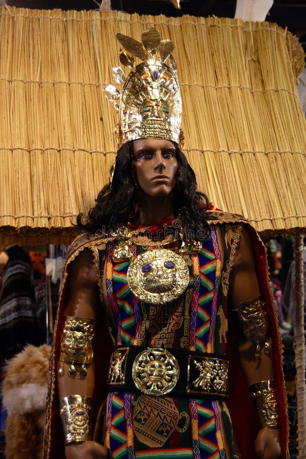 Inca king stock image. Image of tiger, native, shield - 7488825