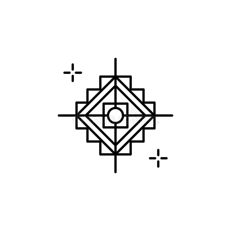 Inca Peru Icon. Element of Peru Icon Stock Illustration - Illustration ...