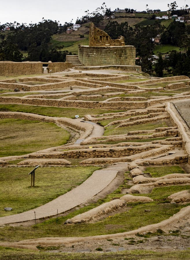 Inca Pirca fields stock image. Image of caar, ecuador - 138798465