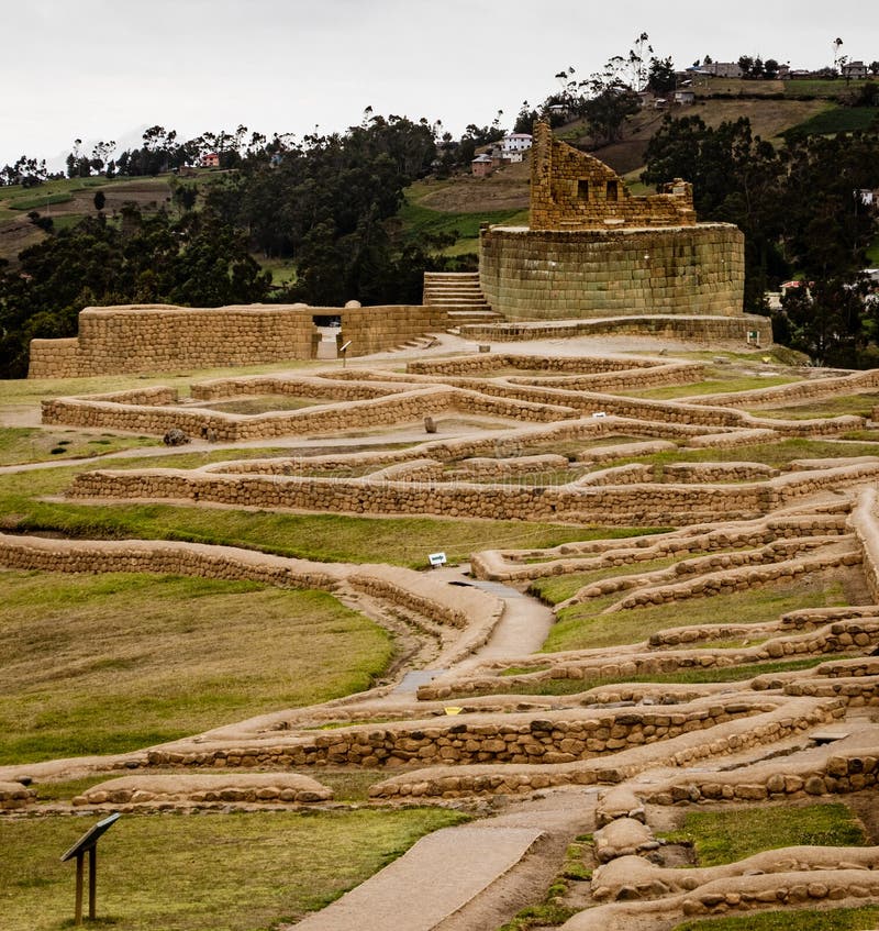 Inca Pirca fields stock image. Image of field, architecture - 116991807