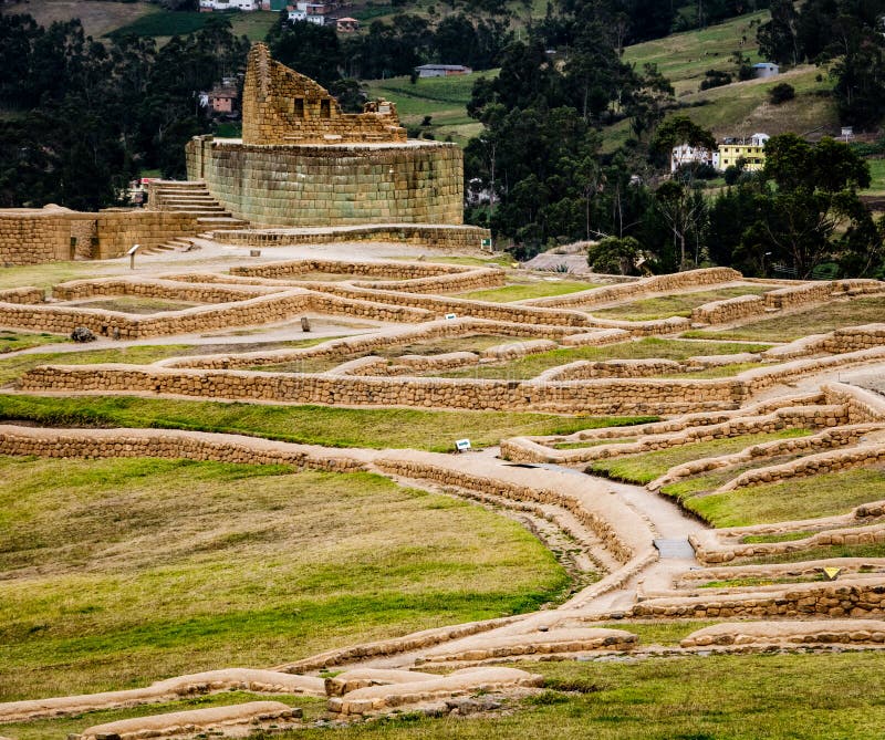 Inca Pirca fields stock photo. Image of architecture - 116991840