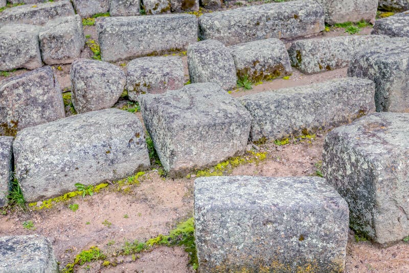 Inca Rocks, Ecuador, South America Stock Image - Image of granite ...