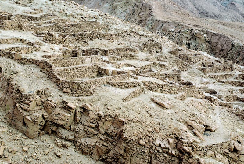 Inca ruins, Chile stock photo. Image of build, desert - 7367188