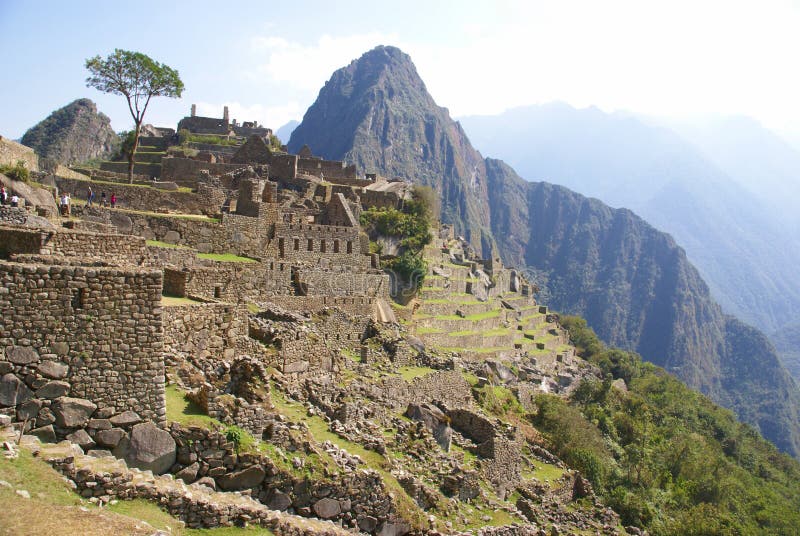 Ancient Inca Walls As Foundations of Modern Cusco Stock Photo - Image ...