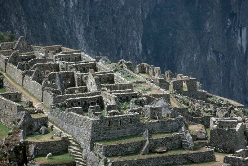 Inca Ruins stock image. Image of ancient, ruins, flowers - 43465457