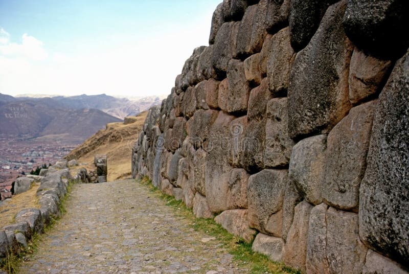 Inca Ruins stock image. Image of peru, sacsayhuaman, ruins - 45676379
