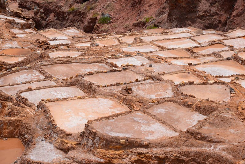 Inca salt farm stock image. Image of south, valley, america - 41572477
