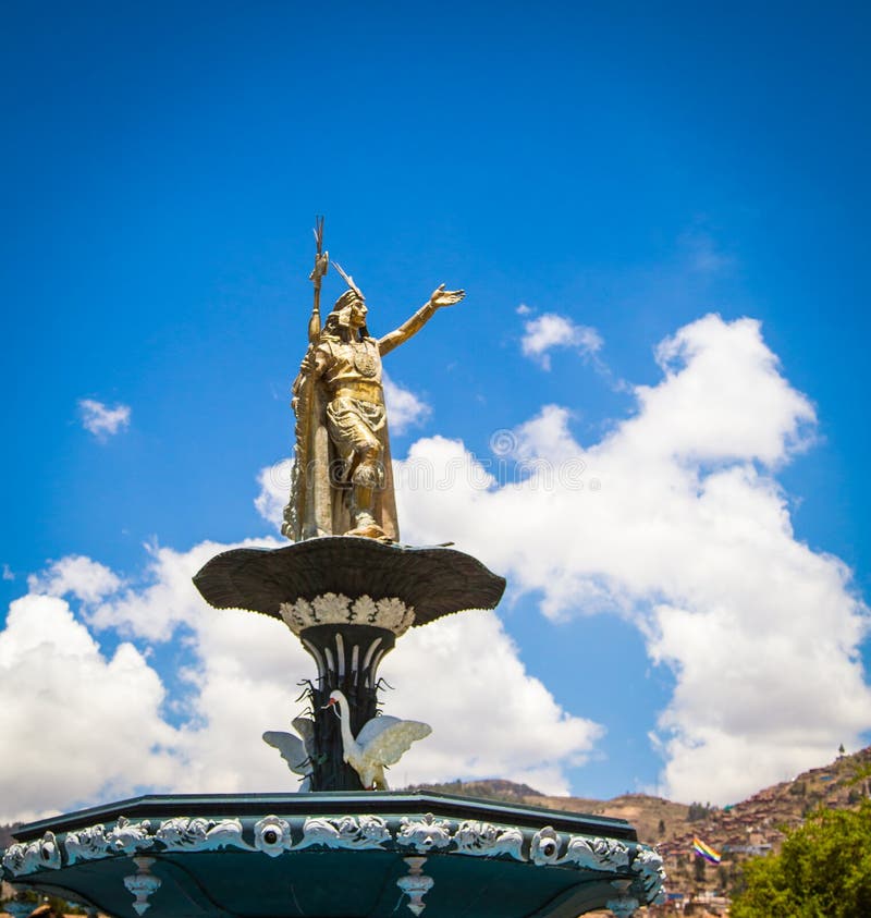Inca Statue stock image. Image of trek, civilization, latin - 2551311