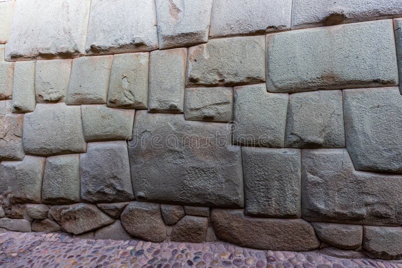Inca Stone Wall on Cusco, Peru Stock Photo - Image of historic, cusco ...