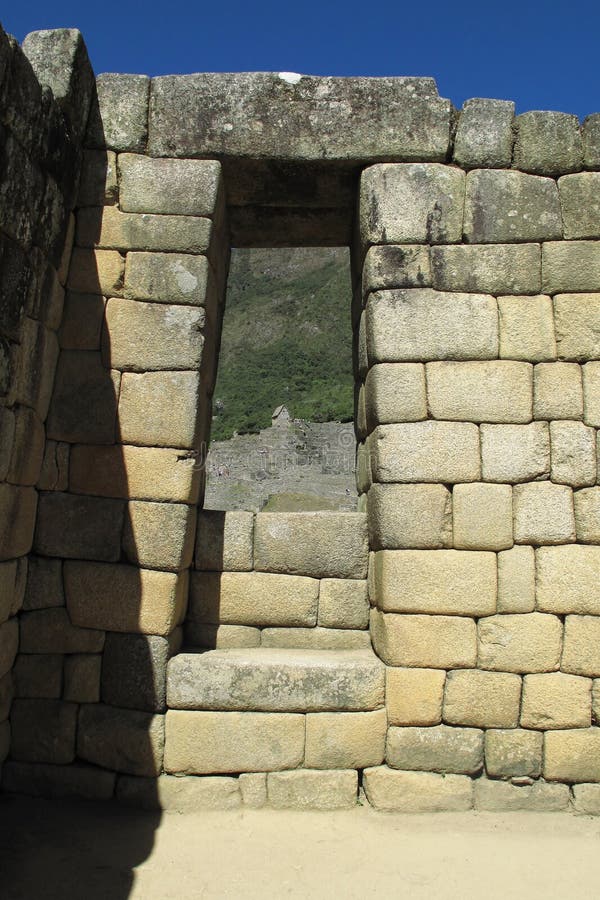Inca Stone Work, Machu Picchu Stock Photo - Image of stone ...