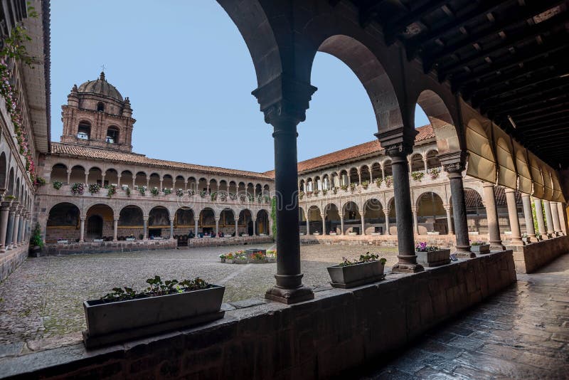 The Inca Sun Temple in Cusco, Peru Stock Photo - Image of arches ...