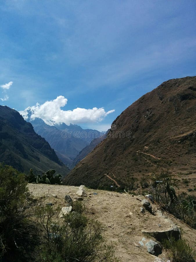 Inca trail 2016 stock photo. Image of valley, tree, plateau - 100508368
