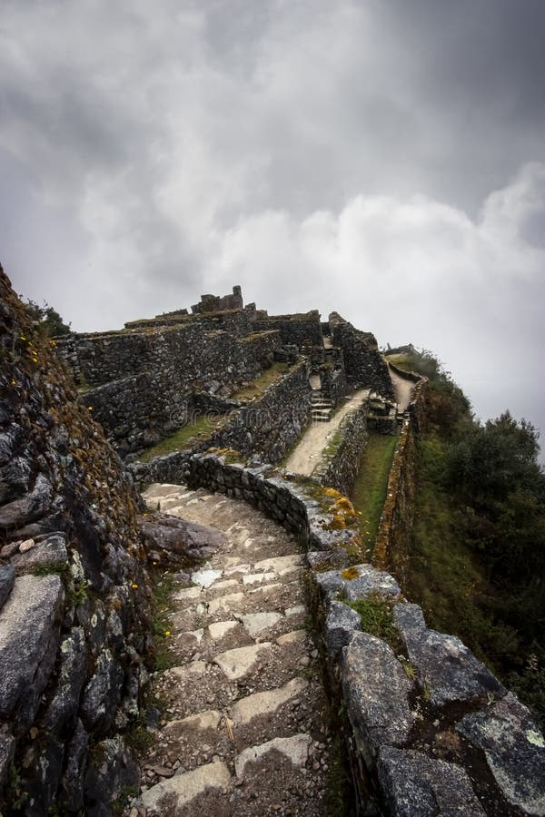 Inca Trail stock photo. Image of discover, archaeological - 42720468
