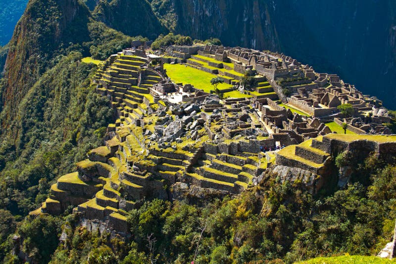 The Incan Ruins of Machu Picchu in Peru Stock Photo - Image of ...