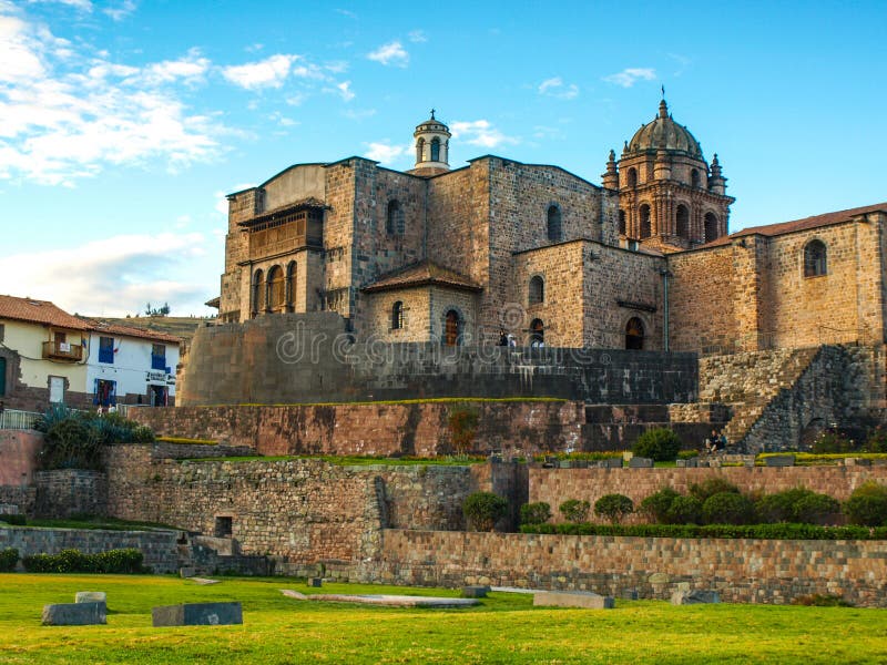 Incan Temple Qoricancha in Cusco Stock Photo - Image of coricancha ...