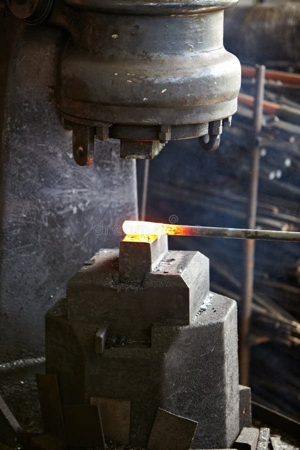 Incandescent Element in the Smithy Stock Photo - Image of occupation ...