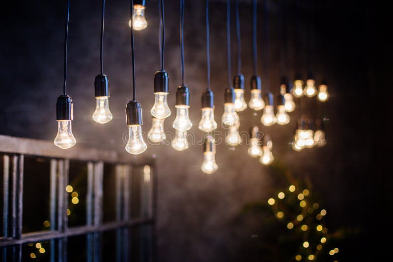 Incandescent light bulb. stock image. Image of electricity - 134916135