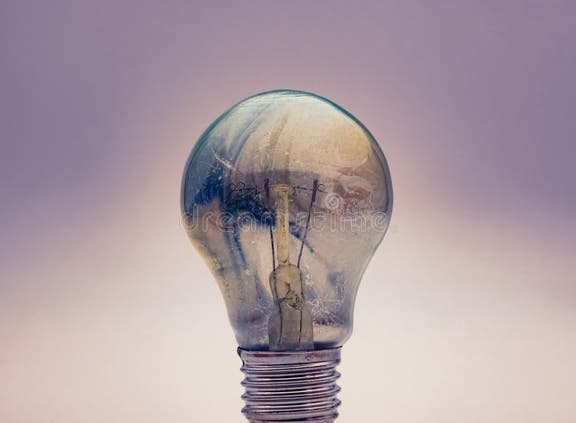 Incandescent Light Bulb Burned Out Stock Image - Image of electric ...