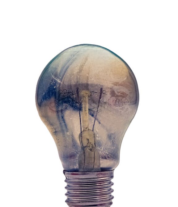 Incandescent Light Bulb Burned Out Stock Image - Image of detail, burn ...