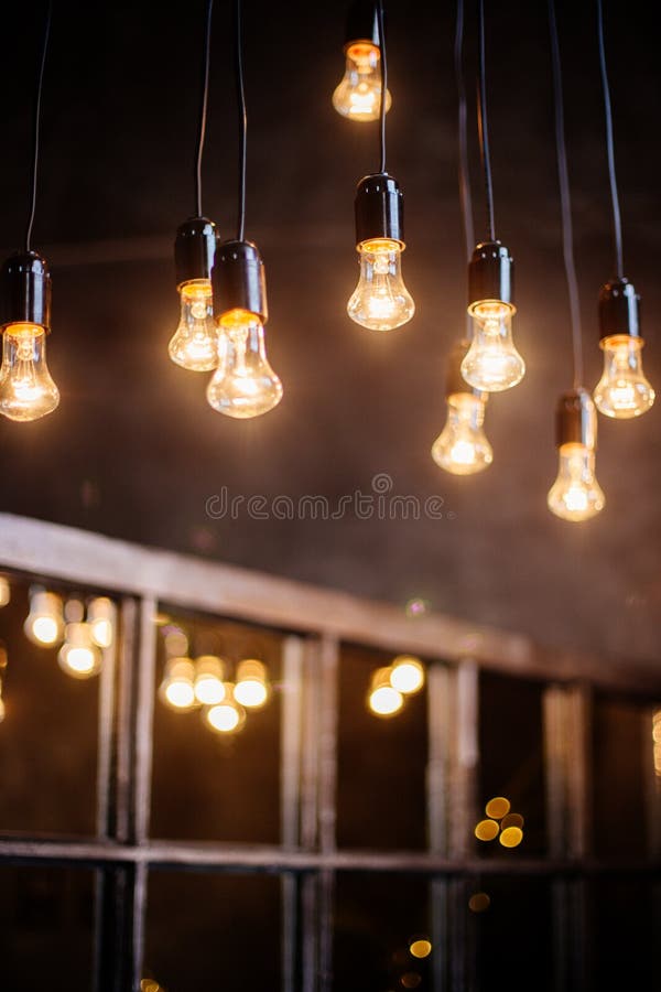 Incandescent light bulb. stock image. Image of electricity - 134916131