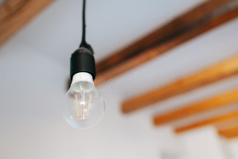 Incandescent light bulb stock image. Image of electricity - 304117875