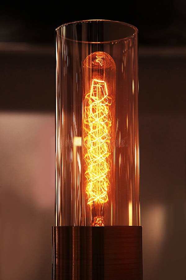 Incandescent light bulb stock photo. Image of heat, chord - 47688760