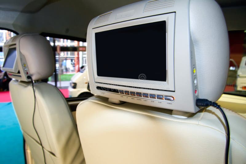 Incar cinema setup stock photo. Image of comfortable - 12191800