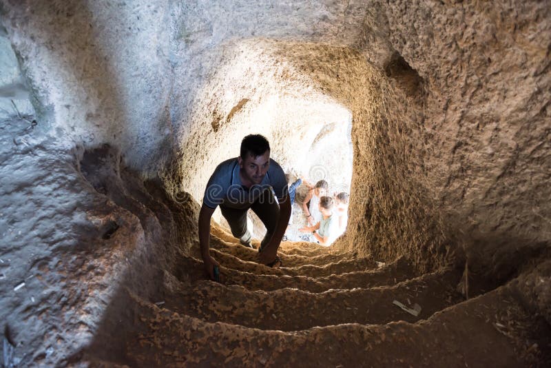 Inside of Incegiz Cave in Catalca,Istanbul,Turkey. Editorial Image ...