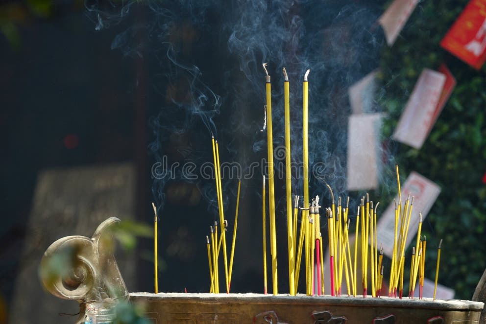 Incence Sticks stock photo. Image of asia, altar, ashes - 28430866