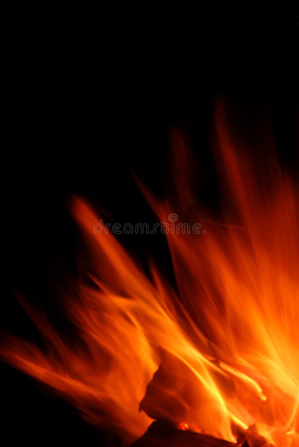 Incendie photo stock. Image du charbon, fond, rouge, orange - 5164666
