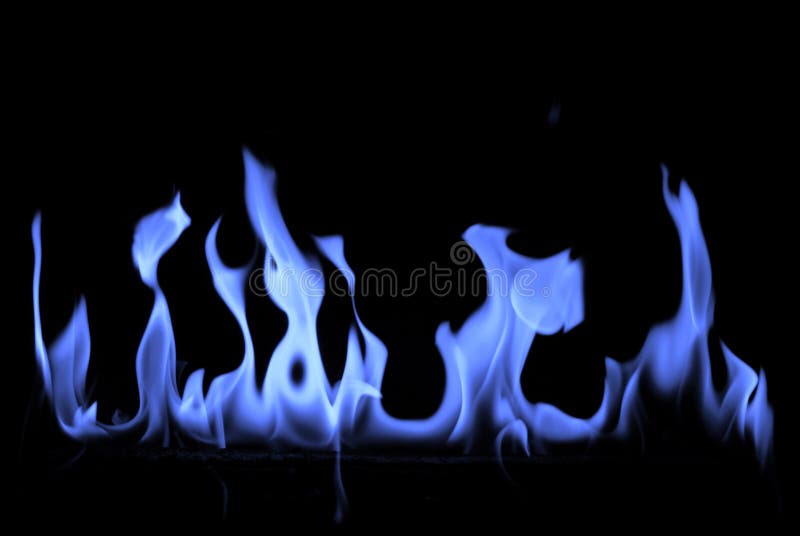 Le feu bleu photo stock. Image du liquide, heat, incendie - 29727448