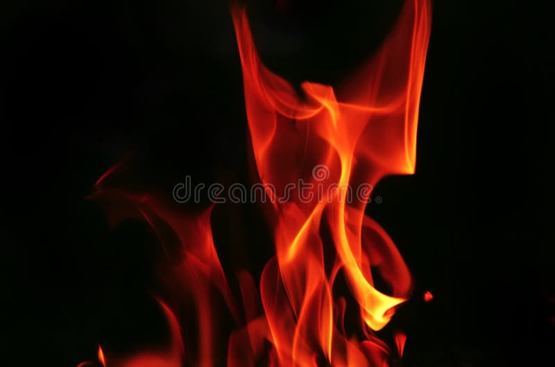 Incendie sauvage photo stock. Image du rouge, flamboyant - 7541768