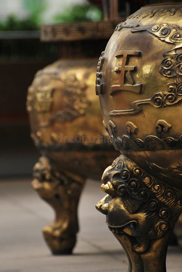 Incense Ash Urns stock image. Image of creed, chinese - 23685173
