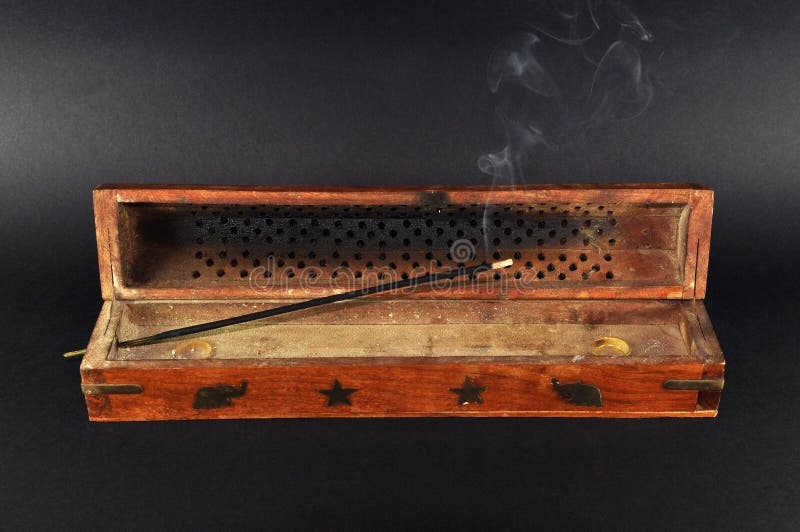 Incense box stock photo. Image of scented, meditation - 76341282