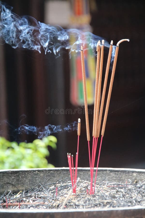 Incense in a Buddhist Temple Stock Image - Image of smoke, hanoi: 356359813