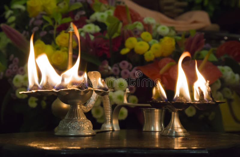 Incense Burner with All-purifying Fire Stock Image - Image of ancient ...