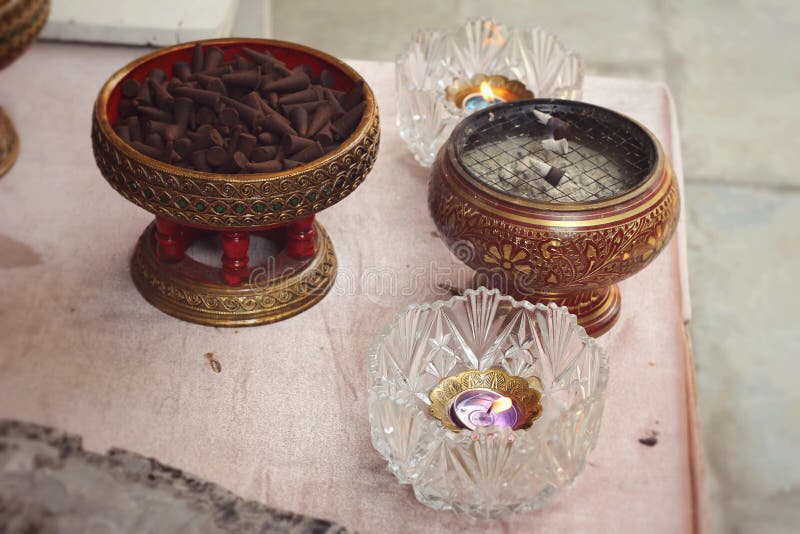 Incense Cones Aromatic Brown Groups Stock Image - Image of colours ...