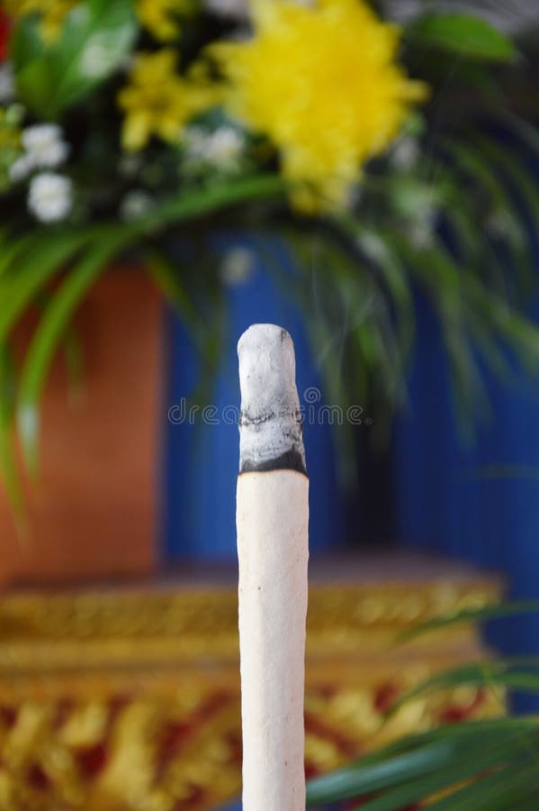 Incense in funeral stock image. Image of stick, away - 49818727
