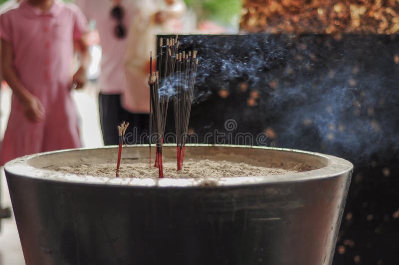 Incense for praying stock image. Image of beautiful, tradition - 91797671