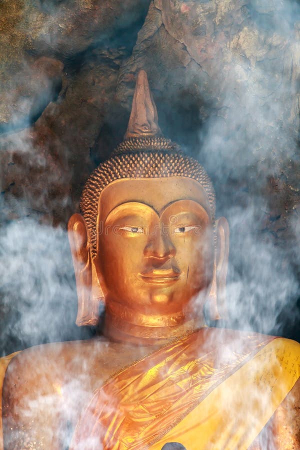 Incense Smoke for Worship Buddha Stock Photo - Image of buddha, stones ...