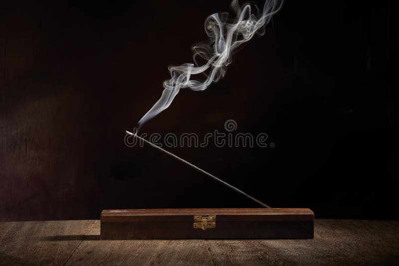 Incense Stick Lit. Aromatherapy Stock Photo - Image of environment ...