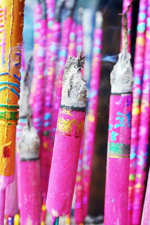 Incense sticks stock photo. Image of decoration, district - 68981688