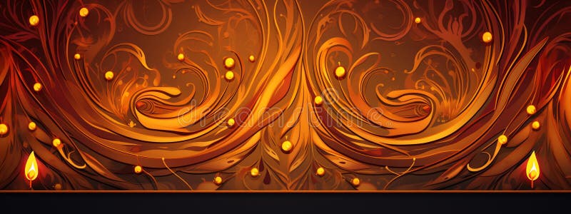 Incense Sticks Diwali Banner Stock Illustration - Illustration of ...