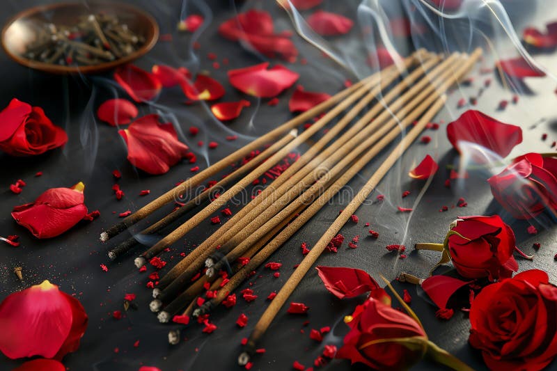 Incense sticks hindu stock illustration. Illustration of traditional ...