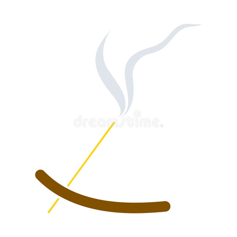 Incense Sticks Icon stock vector. Illustration of stick - 195888860