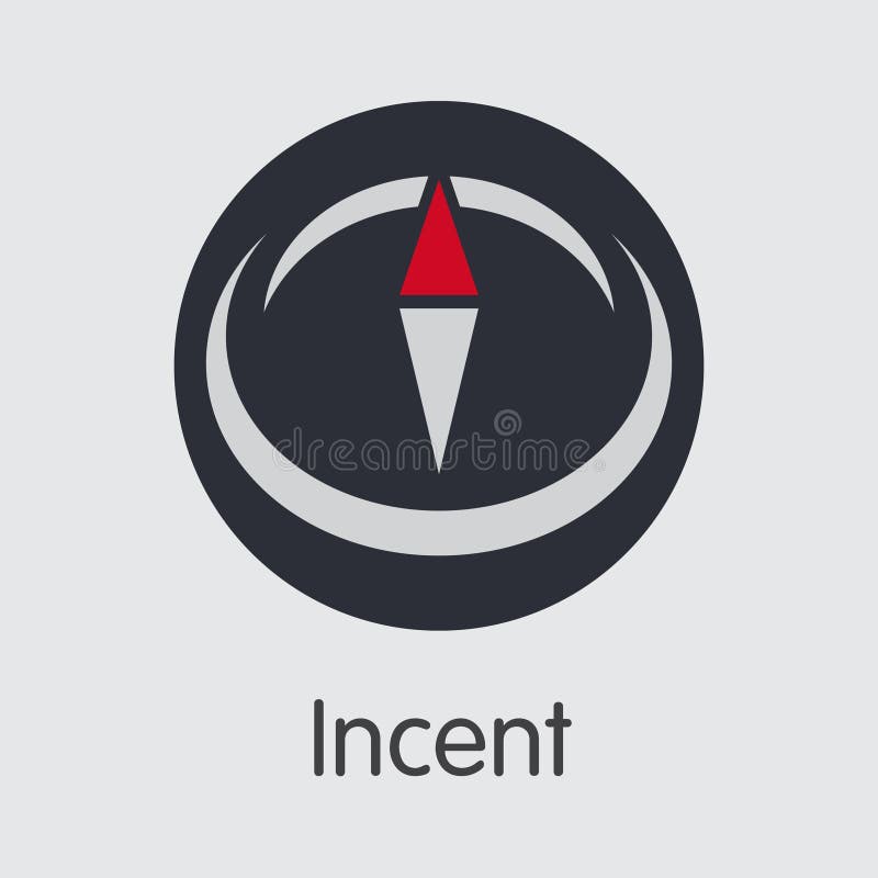 Incent Digital Currency. Vector INCNT Icon. Stock Vector - Illustration ...