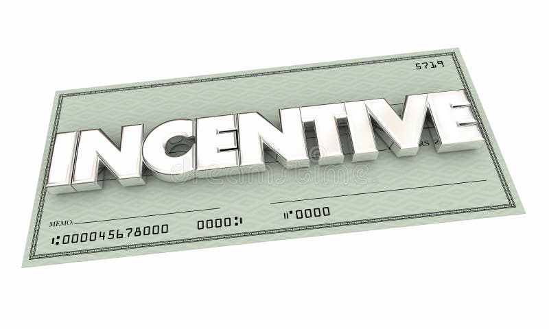 Incentive 3d Word Background Motivation Rewards Encouragement Stock ...